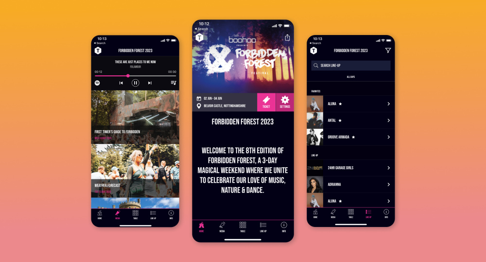 TMSQR: festival apps experts - Zooma